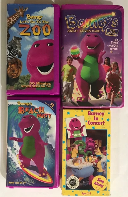 NASTRI VHS BARNEY The Dinosaur - Lotto di 4 - Tutto testato su Play EUR ...