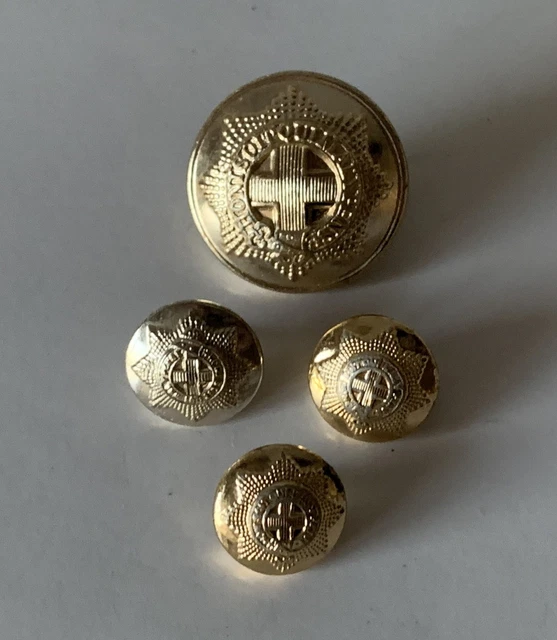 5 X VINTAGE Brass Military Buttons inc Made by Firmin London #B16 £2.45 ...