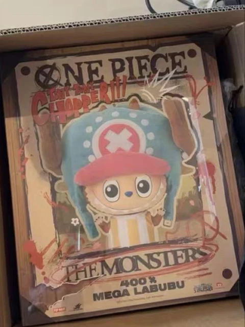 POP MART LABUBU x One Piece Chopper 400% Vinyl Figur Neu EUR 393,14 ...