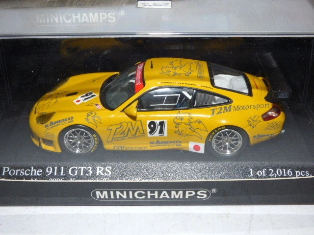 MINICHAMPS PORSCHE 911 GT3 RS Essais du Mans 2006 Yamagishi/de Fournoux/Konopka £24.95 - PicClick UK