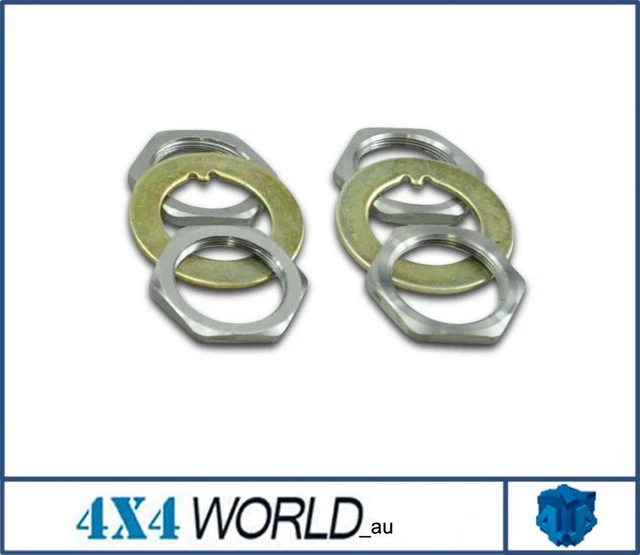 FOR TOYOTA LANDCRUISER HZJ78 HZJ79 Series Axle Front - Hub Lock Nut Kit ...