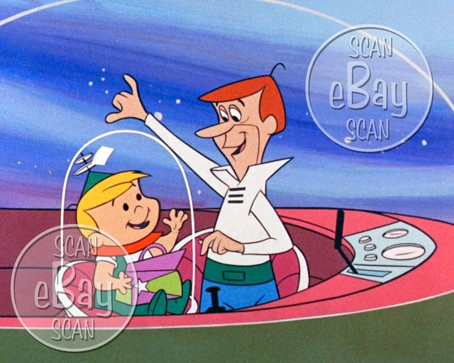 RARE ! PHOTO TV couleur dessin animé JETSONS HANNA BARBERA Studios ...
