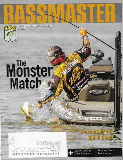 BASSMASTER MAGAZINE APR 2021 Benton Bass Fishing Monster Match Phoenix ...