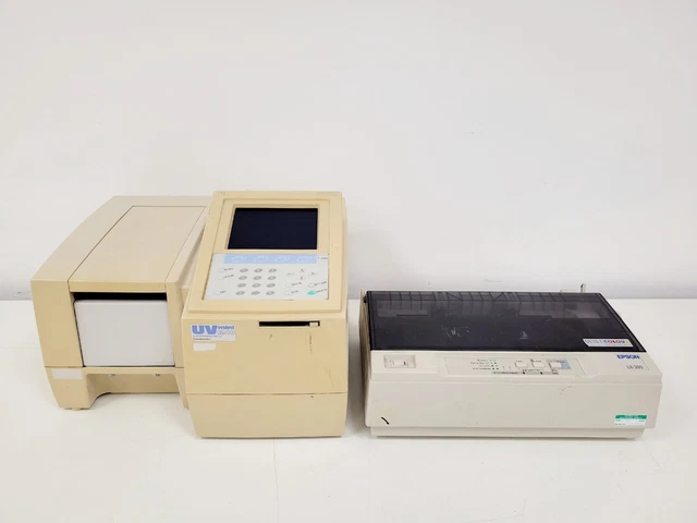 SHIMADZU UV MINI 1240 UV-VIS Spectrophotometer W/ Epson LX-300 Printer ...