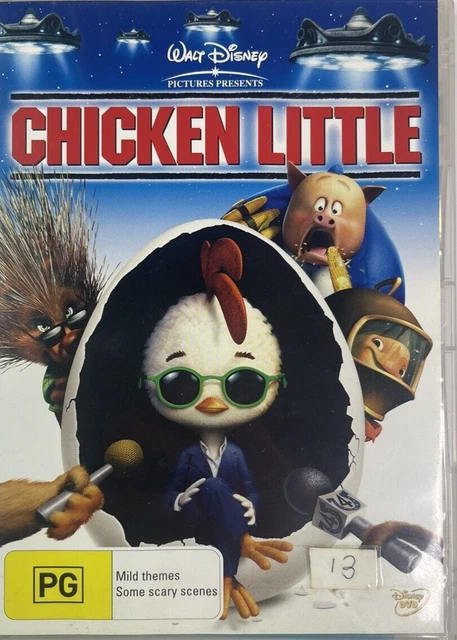 CHICKEN LITTLE 2005 DVD Walt Disney Animated Movie Kids Family Film PG ...