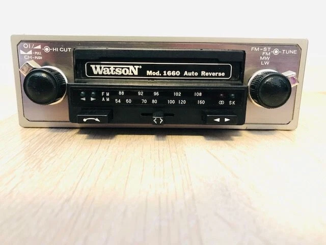 RARE VINTAGE WATSON 1660 Car Stereo Cassette Player 70-80s! £123.55 ...