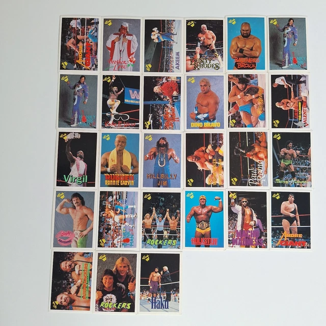 WWF 1990 CLASSIC Trading Collector Cards Wrestling Hulk Hogan Ultimate ...