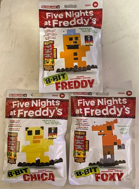 MCFARLANE FIVE NIGHTS at Freddy's FNAF 8-Bit Series 1 - LOT OF 3 ...