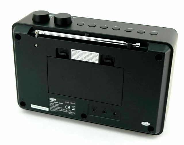 BUSH - PORTABLE Digital DAB/FM DAB+ RADIO With Bluetooth - Black £34.99 ...