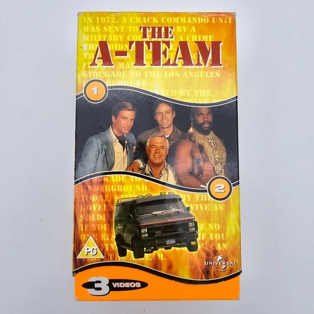 THE A-TEAM VHS Box Set Triple Video Tape Special 9 Episodes 3 retro ...