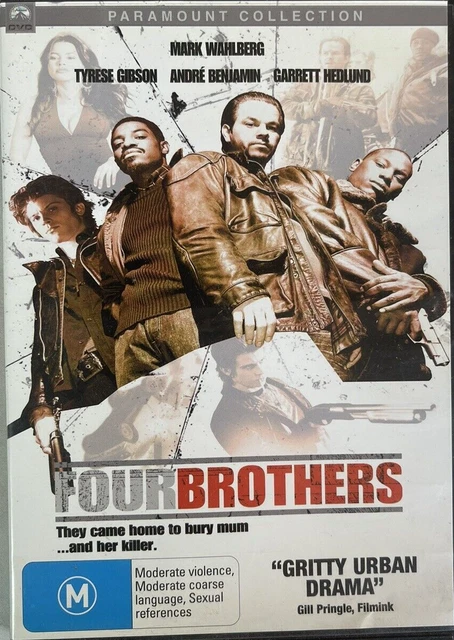 FOUR BROTHERS DVD Action Film Movie Mark Wahlberg Paramount Collection ...