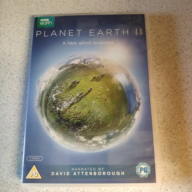 PLANET EARTH BBC Earth David Attenborough PG A New World Revealed ...