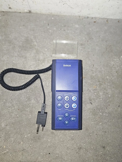 BUDERUS 7000200 UBA Handterminal mit Programmkarte EUR 249,00 - PicClick DE