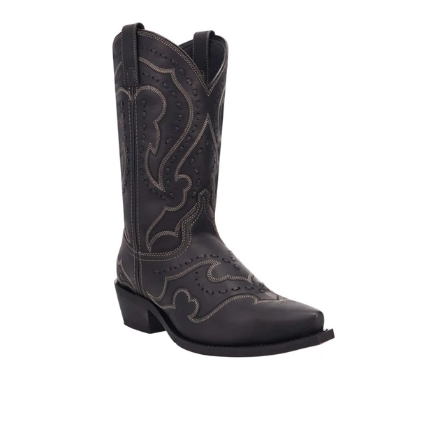 LAREDO SQUIRE COWBOY Mens Black Casual Boots 70064 £157.93 - PicClick UK