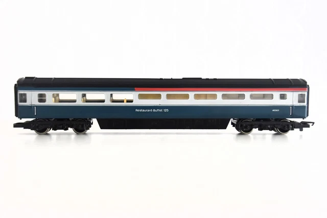 HORNBY R427 INTERCITY 125 HST Buffet Restaurant Coach 40307 BR Blue ...