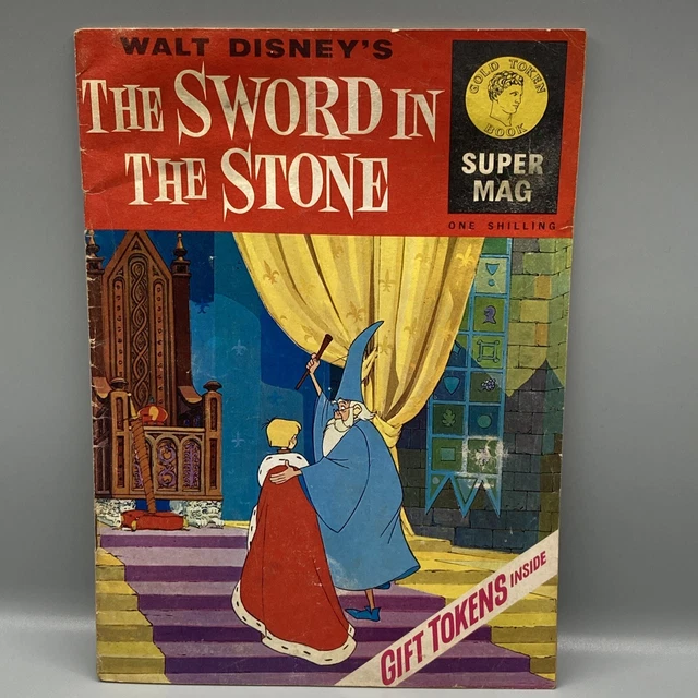 WALT DISNEY SWORD in the Stone Super-Mag Magazine Vintage Comic 1964 ...