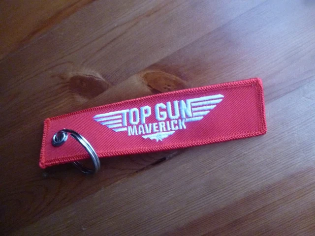 TOP GUN MAVERICK KEYCHAIN Patch F/A-18E Super Hornet F-14 Tomcat US ...