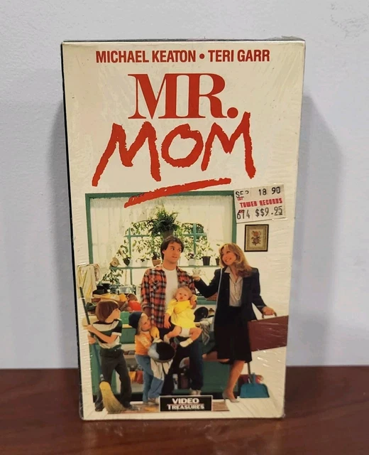 MR. MOM New Sealed VHS 1990 VIDEO TREASURES Michael Keation Terri Garr ...