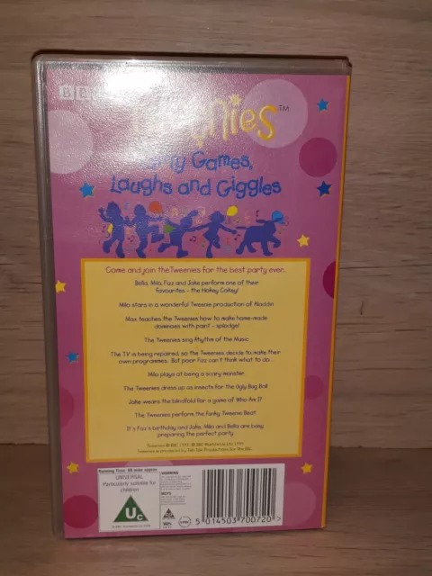 Tweenies Party Games Laughs And Giggles Vhs Video Tape Eur 11 65