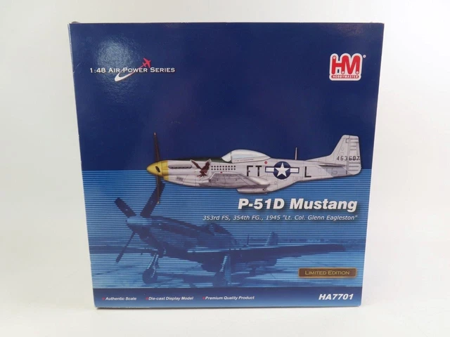 HOBBYMASTER HA7701 P-51D Mustang 353rd FS, 1/48, 99%MIB! £75.00 ...