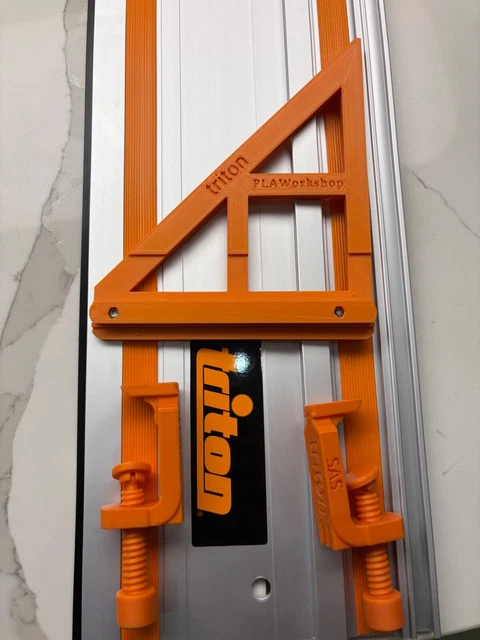 TRITON TRACK SAW Bundle G-Clamp All-In-One + 45&90 Degree Angle Guide ...
