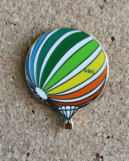 G-SATL SPHERE HOT Air Balloon Pin Badge £4.00 - PicClick UK