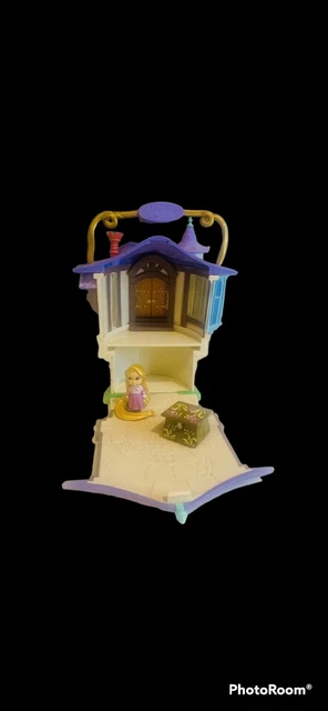 DISNEY ANIMATOR COLLECTION Littles Princess Rapunzel Micro Mini House ...