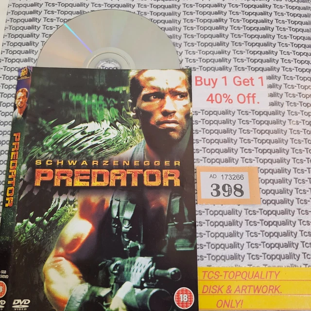 PREDATOR DVD DISC and artwork only. Save £s. Eco. £1.78 - PicClick UK