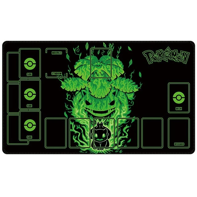 POKÉMON PLAYMAT WITH Zones OPCG TCG Card Game Venusaur PlayMat 24x14in ...
