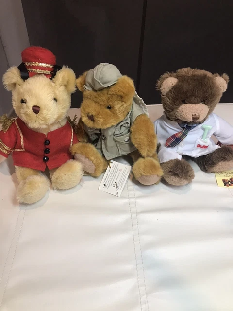 THE TEDDY BEAR Collection Bundle Donald Doctor/Edmond Explorer/Barney ...