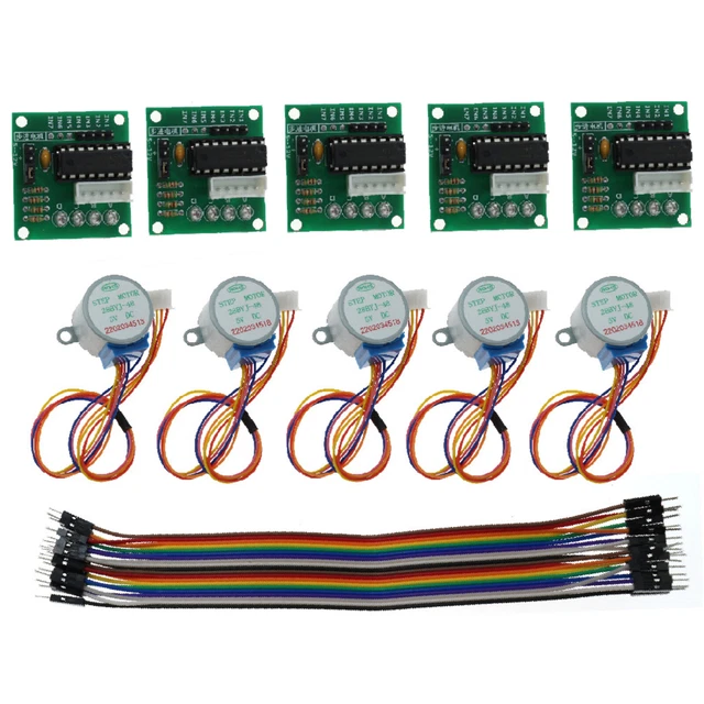 5 SETS HYBRID Stepping Motor ULN2003 DuPont Line Stepper Motor Drive ...