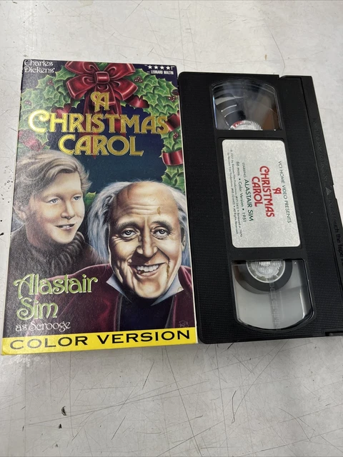A CHRISTMAS CAROL (VHS, 1951, Colorized Version) Alastair Sim £3.65 ...