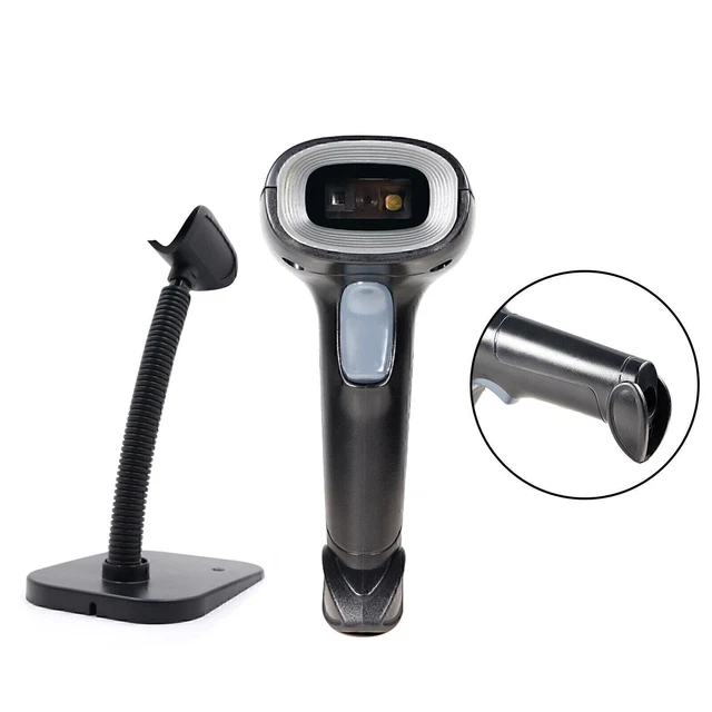HS-22 INTELLIGENT 1D + 2D Scanner Laser Bar Code Reader Handheld Gun ...