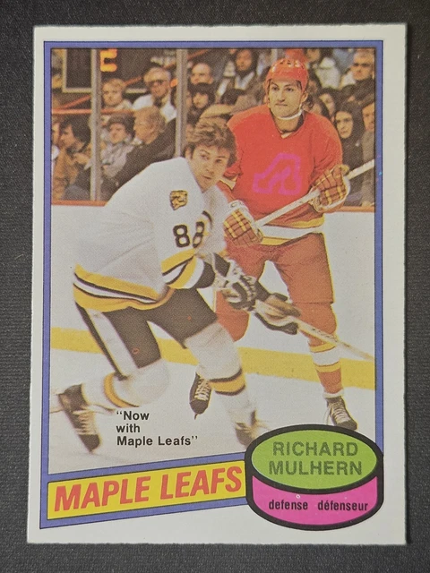 80-81 O-PEE-CHEE RICHARD Mulhern 🚨🚨🚨 Toronto Maple Leafs $1.99 ...