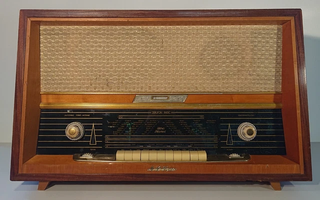 ALTES RADIO RÖHRENRADIO Gerufon Ultra Planet 60W Fabr.Nr. 40958 30er ...