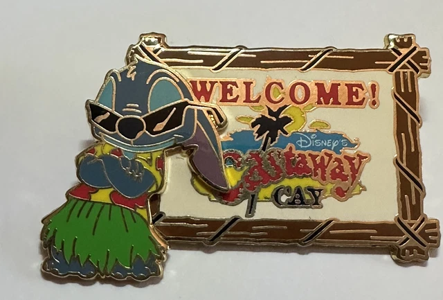 DISNEY PARKS DISNEY Cruise Line DCL HULA STITCH Castaway Cay WELCOME ...