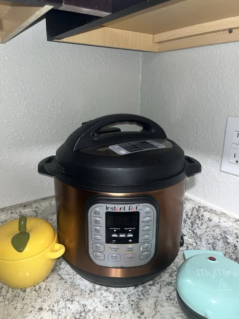INSTANT POT DUO 6-Quart Copper Stainless 7-in-1 Multi-Use Programmable ...