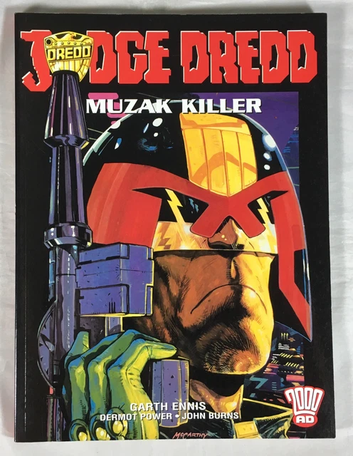 JUDGE DREDD, MUZAK Killer, 2002, Sci-Fi Comic Strip - Raider; Teddy ...