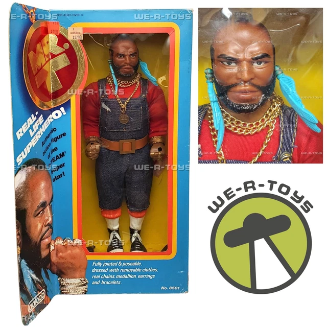 A-TEAM MR. T BA Baracus 12 inch Poseable Action Figure 1983 Galoob ...