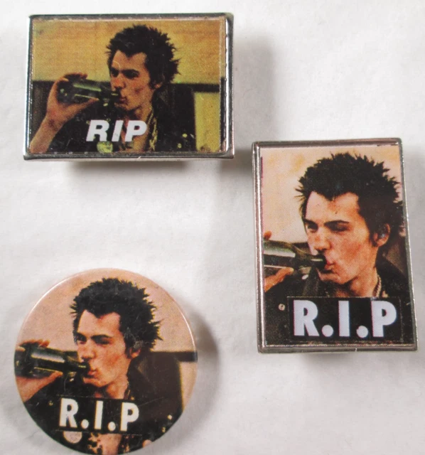 Sex Pistols 2 X Vintage Late 1970s Pin Button Badges Punk New Wave £13