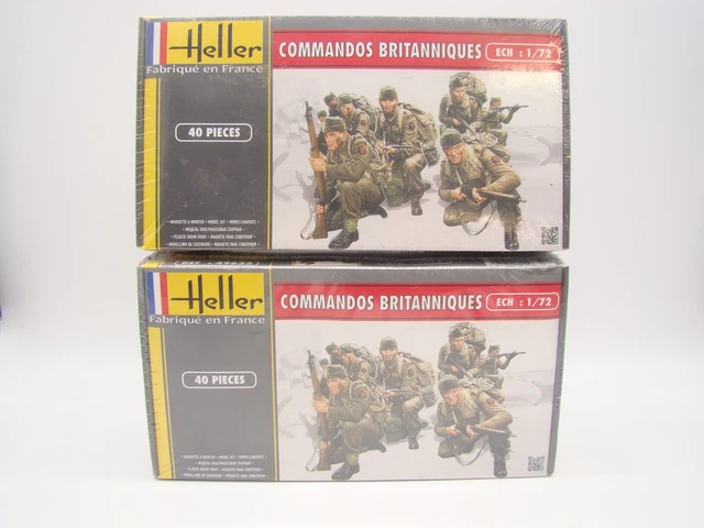 HELLER - 49632 - 1/72 - Commandos Britanniques - Wwii - 2 Box - Neuf - Ancien - EUR 16,90 ...