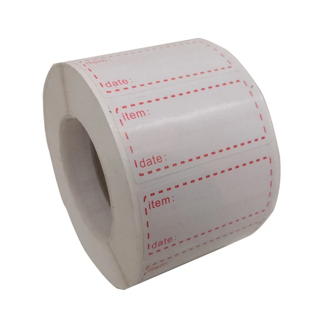 1 ROLL KITCHEN Blank Writable Stickers Practical Classified ...