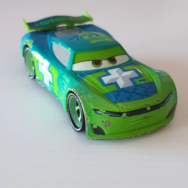 DISNEY PIXAR CARS Clutch Aid Green Loose Diecast Car 1:64 Scale Mattel ...