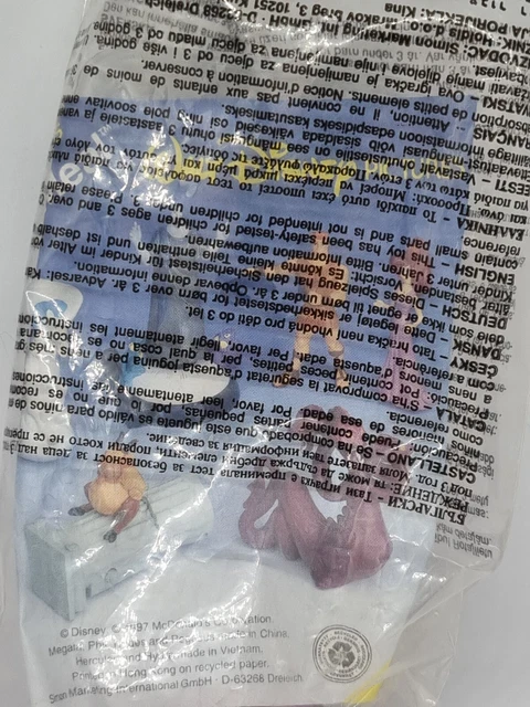 1997 MCDONALDS DISNEY Hercules - Meg - Happy Meal Action Figure Toy New ...