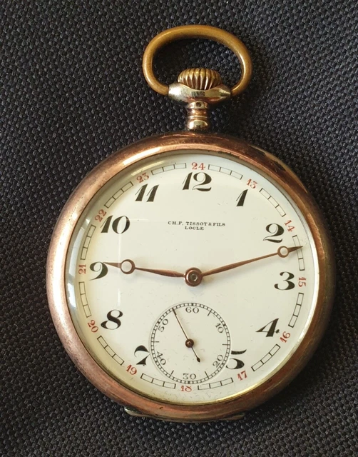 TISSOT SILVER CASE pocket watch, montre gousset, Taschenuhren, 怀表 EUR ...