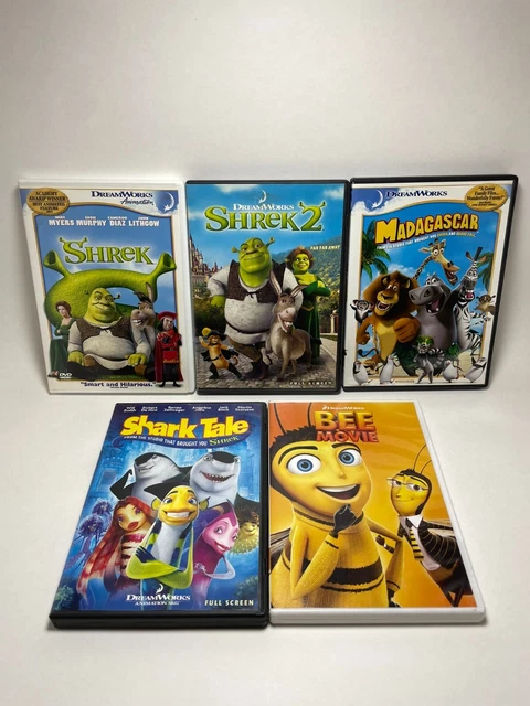 DREAMWORKS DVD'S FAMILY Movie Night Children Cartoons 6 Lot £8.57 ...
