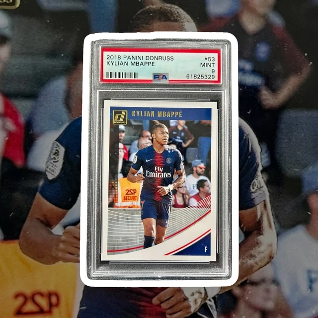 KYLIAN MBAPPE 2018 Panini Donruss Soccer Rookie Card RC Card #53 Graded ...