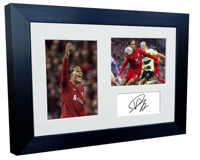 SIGNED VIRGIL VAN Dijk Liverpool Autograph Photo Photograph Picture ...