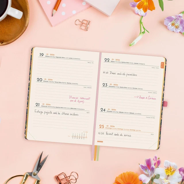 FINOCAM - AGENDA 2026 Vista Settimanale Orizzontale | Gennaio ...