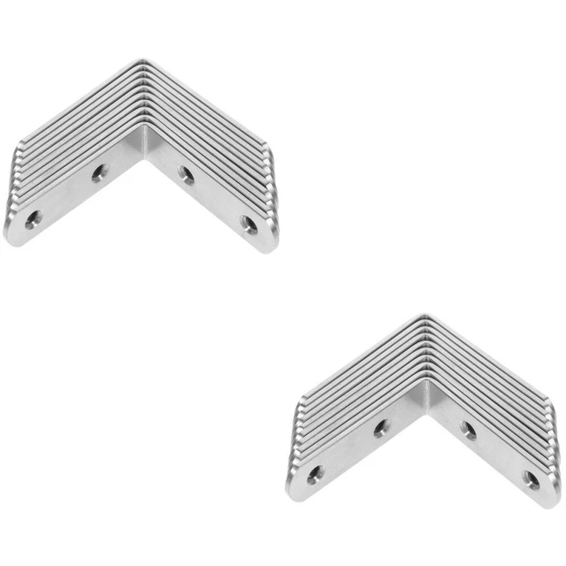 20 PZ STAFFE angolari staffe angolari in acciaio inox per mobili sicuri ...
